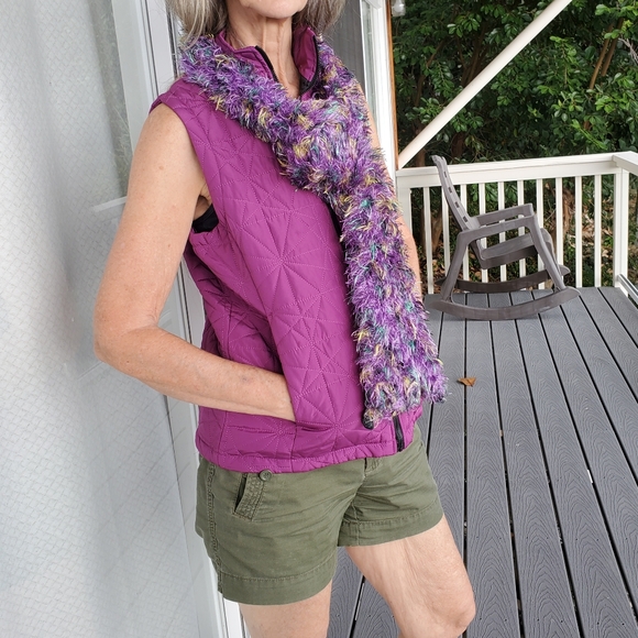 Jane Ashley | Jackets & Coats | Magenta Quilted Vest By Jane Ashley Nwt ...